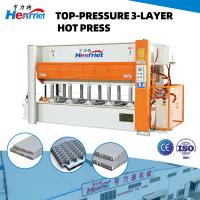 China 3-Layer Hydraulic Hot Press Machine with 50 Tons Maximum Pressure and Electric Heating for Honeycomb Panels for sale