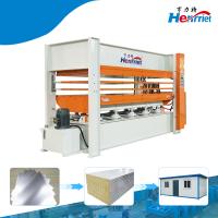China 3-Layer Top-Drive Hydraulic Hot Press Machine with 50 Tons Maximum Pressure and Electric Heating Heat Transfer Oil for sale