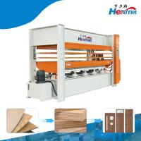 China 3-Layer Hydraulic Hot Press Machine with 50 Tons Maximum Pressure and Electric Heating Heat Transfer Oil for Composite & Interior Door Panel Veneer Forming for sale