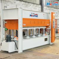 China 50-Ton Maximum Pressure 3-Layer Multi-Opening Top-Press Hot Press with Electric Heating and Heat Transfer Oil for Sandwich Composite Material Processing for sale