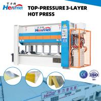 China 50 Tons Maximum Pressure 3-Layer Electric Heating with Thermal Oil Multi-Layer Hot Press Machine for sale