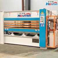 China 3-Layer Hydraulic Hot Press with 50 Tons Maximum Pressure and 120℃ Operating Temperature for Honeycomb Panel Bonding for sale