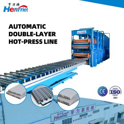 China Industrial Multi-Deck Hot Press Machine with 100 Tons Maximum Pressure and 2 Layers for Aluminum Honeycomb Panel Pressing for sale