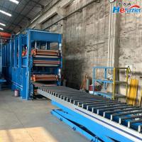 China Double-Deck Sandwich Composite Hot Press Production Line With 100 Tons Maximum Pressure 2 Layers And 332KW Total Power for sale