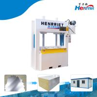 China Industrial 80T Maximum Pressure Hydraulic Cold Press Machine with 7.5KW Hydraulic System and Two Cylinder Pressing Structure for Sandwich Panels for sale