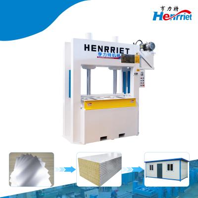 China Industrial 80T Maximum Pressure Hydraulic Cold Press Machine with 7.5KW Hydraulic System and Two Cylinder Pressing Structure for Sandwich Panels for sale
