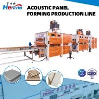 China 400T Maximum Pressure Acoustic Panel Forming Production Line with PLC + Touch Screen Control and 150℃ Maximum Temperature for sale
