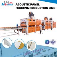 China 400T Maximum Pressure Hydraulic Hot Press Machine with PLC + Touch Screen Control for 150℃ Acoustic Panel Production Line for sale