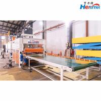 China 8-Cylinder Hydraulic Hot Press Machine with 400T Maximum Pressure and PLC + Touch Screen Control for Acoustic Panel Production for sale