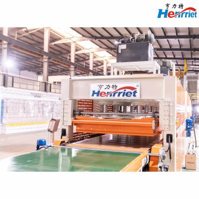 China 8-Cylinder Hydraulic Hot Press Machine with 400T Maximum Pressure and PLC + Touch Screen Control for Acoustic Panel Production for sale