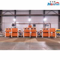 China 8-Cylinder Hydraulic Hot Press Machine with 400T Maximum Pressure and PLC + Touch Screen Control for Acoustic Panel Production for sale