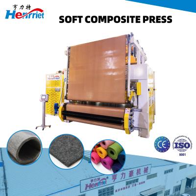 China Hydraulic Hot Press Machine with 400 Ton Maximum Pressure and 250°C Heating System for Wool Felt Composite Lamination for sale