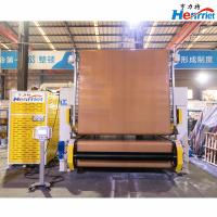 China 400 Ton Hydraulic Hot Press Machine with Dual-Sided Heating and 2700mm×2600mm Workbench for Soft Material Lamination for sale