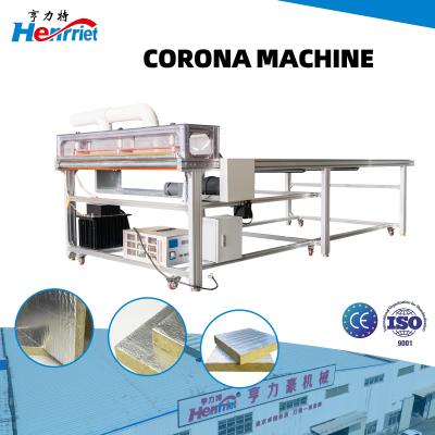 China Industrial Flat-bed Corona Treatment Equipment with Adjustable Power and 6kw Maximum Power for Surface Activation of Aluminum Foil Panels for sale