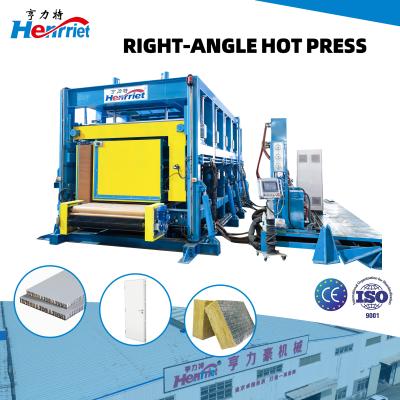 China Gantry Movable Track Hot Press Machine with 80 Tons Max Pressing Force and 6500mm*1500mm Plate Size for Electric Heating with Thermal Oil for sale
