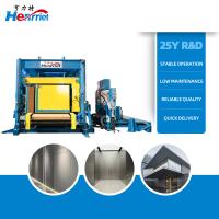 China Right-Angle Hot Press for Honeycomb Panels with 80 Tons Main Pressing Force, Adjustable Temperature 100℃, and L-Shaped Conveying Platforms for sale
