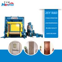 China Right-Angle Hot Press Machine with 80 Tons Main Pressing Force and 6500mm Hot Press Plate Size for Composite Door Panels for sale