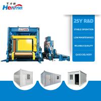 China Heavy-Duty Right-Angle Hot Press with 6000mm Composite Working Size and PTFE Feeding Belt for 80 Tons Maximum Pressure for sale