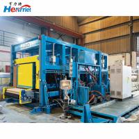 China Right-Angle Hot Press for Honeycomb Panels with 80 Tons Main Pressing Force, Adjustable Temperature 100℃, and L-Shaped Conveying Platforms for sale