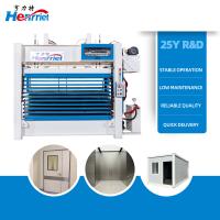 China 10-layer Electric Heating Hot Press Machine with 100T Maximum Pressure for Panel Laminating for sale