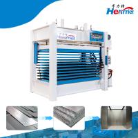 China 10-layer Electric Heating Hot Press Machine with 100T Maximum Pressure for Panel Laminating for sale