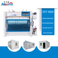 China 10-Layer Electric Heating Hydraulic Hot Press Machine with 100T Maximum Pressure for Composite Material Panel Laminating for sale