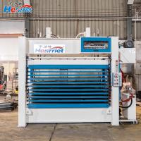 China 10-Layer Multi-Layer Hot Press Machine with 2500×1300mm Press Plate and 100T Maximum Pressure for Panel Lamination for sale