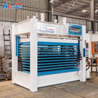 China 10-Layer Multi-Layer Hot Press Machine with 2500×1300mm Press Plate and 100T Maximum Pressure for Panel Lamination for sale