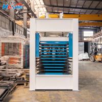 China 10-Layer Hydraulic Honeycomb Panel Hot Press with 100T Maximum Pressure and 2500mm×1300mm Pressure Plate Size for Multi-Layer Sandwich Panel Production for sale