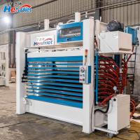 China 10-Layer Hydraulic Honeycomb Panel Hot Press with 100T Maximum Pressure and 2500mm×1300mm Pressure Plate Size for Multi-Layer Sandwich Panel Production for sale