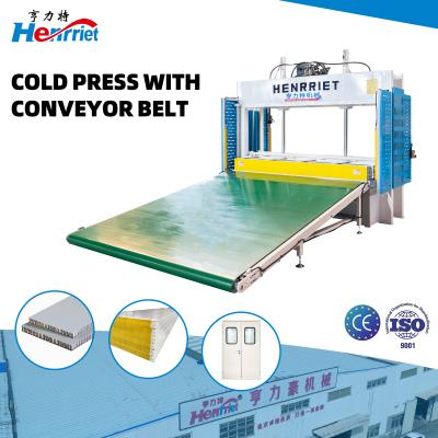 China 20T Maximum Pressure Cold Press Machine with Inclined Belt Feeding for 2500mm Processing Length for sale
