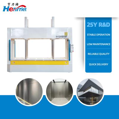 China 100 Ton Four-Cylinder Hydraulic Cold Press with 2500×1500mm Workbench for Honeycomb and Composite Panel Pressing for sale