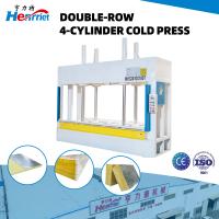 China 100 Ton Four-Cylinder Hydraulic Sandwich Panel Press with 1300mm Pressing Clearance for Composite Panel Production for sale
