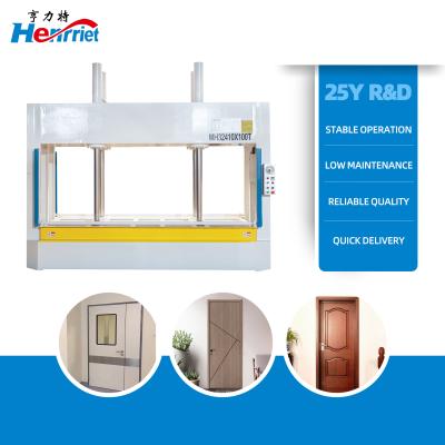 China 100 Ton Double-Row Four-Cylinder Hydraulic Cold Press with 2500mm x 1500mm Workbench for Door Panel Pressing for sale