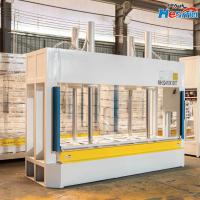 China 100T Four-Cylinder Hydraulic Sandwich Panel Press with 1300mm Pressing Clearance for Composite Panel Production for sale