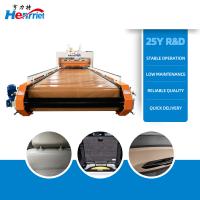 China Thermal Oil Circulation Heated Double Hot Press Machine with 100 Ton Maximum Pressure and PLC + Touch Screen Control for sale
