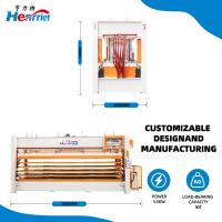 China 160 Ton Maximum Pressure 5 Layers Hydraulic Hot Press Machine for Architectural Aluminum Honeycomb Panel Forming for sale