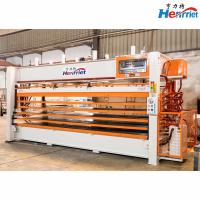 China 5 Layers Multi-layer Hot Press Machine with 160 Ton Maximum Pressure and Thermal Oil Circulation Heating for sale