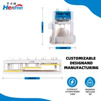China Hydraulic Cold Press Machine with 3 Independent Press Beams for 50 Tons Maximum Pressure and 2200mm Maximum Processing Width for sale