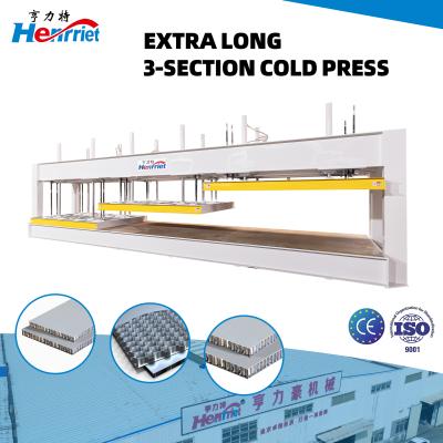 China 3-Section Hydraulic Cold Press Machine with 50 Tons Maximum Pressure and 2200mm Processing Width for sale