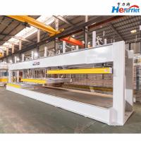 China 3-Section Long Bed Hydraulic Cold Press Machine with 50 Tons Maximum Pressure and 2200mm Processing Width for Honeycomb Panels for sale