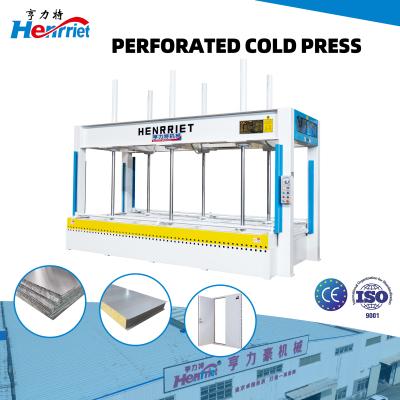 China 50 Tons Maximum Pressure Hydraulic Cold Press Machine with 4500mm*2500mm Perforated Worktable for Heating Rods for sale