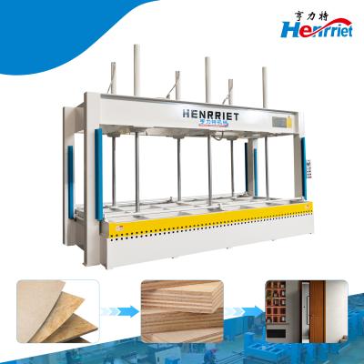 China 50 Tons Maximum Pressure Cold Press Machine with 4500mm Processing Length and Perforated Workbench for Door Panel Production for sale