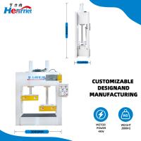 China Dual-Station Two-Stage Hydraulic Cold Press with 30T*2 Maximum Pressure and 1250*1250mm Work Platen Size for Pickleball Paddle Board Production for sale