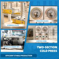 China Two-Stage Dual-Station Hydraulic Cold Press Machine with 30T Maximum Pressure and 1250mm Work Platen Size for sale
