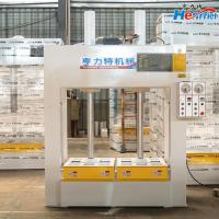 China Dual-Station Two-Stage Hydraulic Cold Press with 30T*2 Maximum Pressure and 1250*1250mm Work Platen Size for Pickleball Paddle Board Production for sale