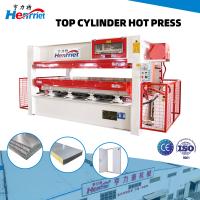 China 100T Maximum Pressure Single Layer Thermal Oil Heating Hydraulic Hot Press Machine for Panel Lamination for sale