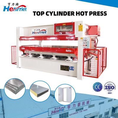 China 100T Maximum Pressure Single Layer Thermal Oil Heating Hydraulic Hot Press Machine for Panel Lamination for sale