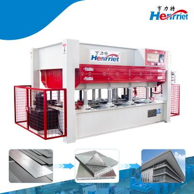 China 100 Ton Single Layer Hydraulic Hot Press with Thermal Oil Heating System for Panel Lamination for sale