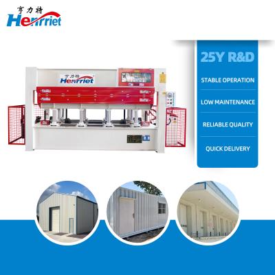 China 100T Maximum Pressure Single Layer Hot Press with Thermal Oil Heating for Panel Lamination Machine for sale
